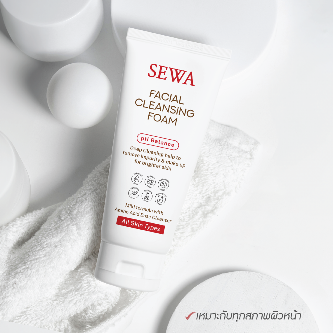 SEWA Facial Cleansing Foam - Sewa Official